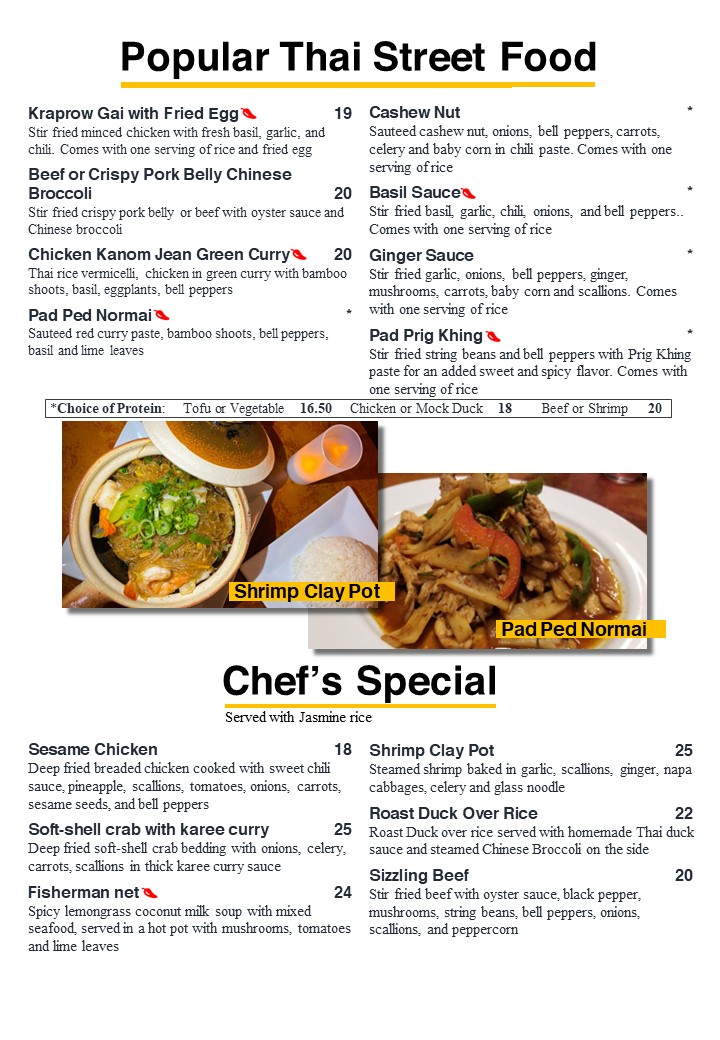 Grata Thai Menu – Authentic Thai Cuisine in NY.